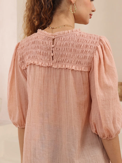 Shelly Top Blush Pink – Jacq's